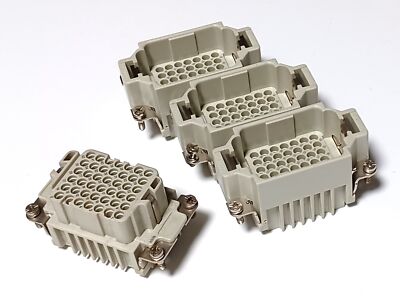 ILME (3) CDDM42 Male & (1) CDDF42 Female 42-Pin Crimp Style Insert ...