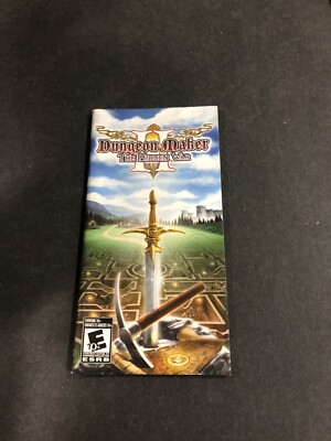 dungeon maker 2 psp Hidden War Manual Only | eBay
