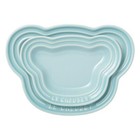 Le Creuset Baby Bear Plate Dish Set Coastal Blue Stoneware Japan | eBay