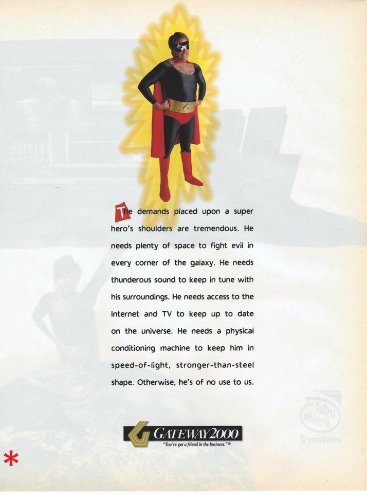 Vintage/Retro Gateway 2000 Destination PC Print Ad Promo 1997 (C) | eBay