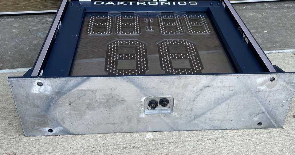 Daktronics Shot Clock Transparent 22” LED Basketball Backstop 0A-1322 ...