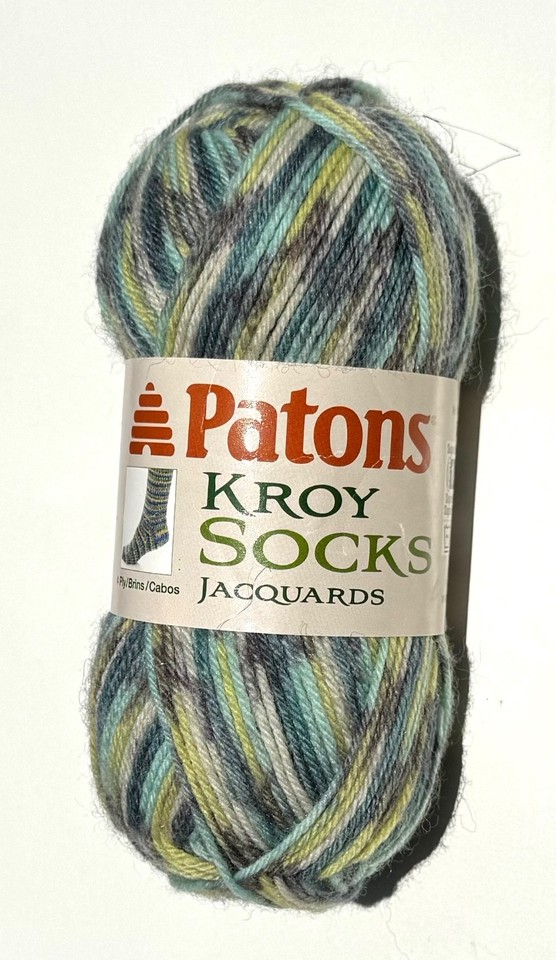 Patons Stretch Socks Yarn Wool Nylon Elastic 166 Yards 1.75 OZ. | eBay
