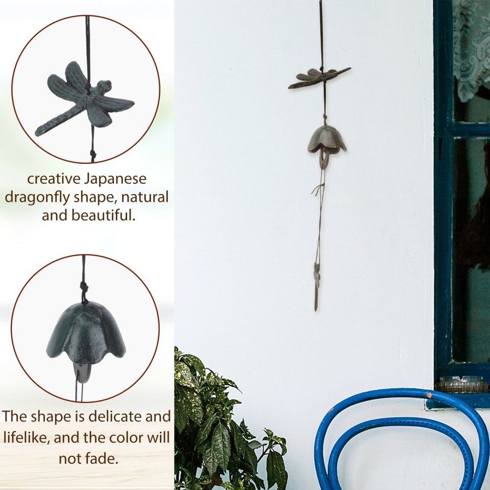 dragonfly wind chime Dragonfly Wind Chimes Outdoor Chimes Home | eBay ...