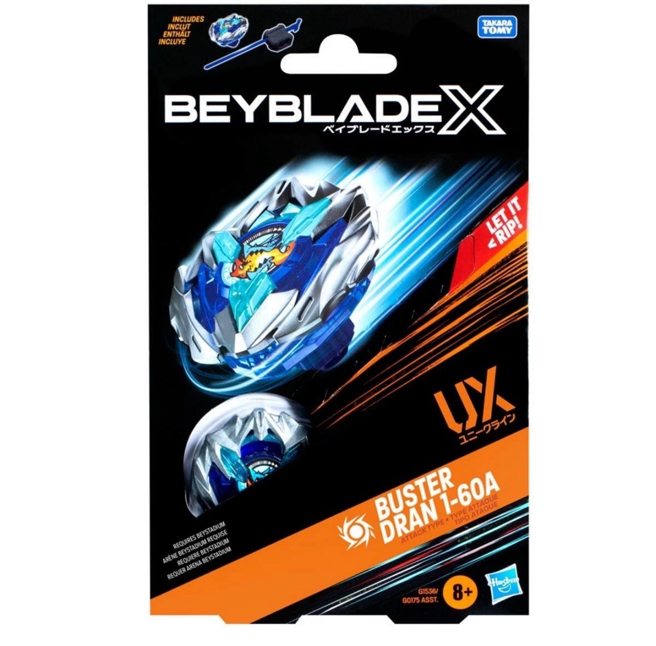 Beyblade X Buster Dran 1-60A Hasbro UX Starter Pack US Seller for sale ...