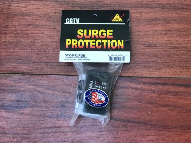 DITEK Dtk-mrjpoe Power Over Ethernet Surge Protec Tion Rj45 Connectio ...