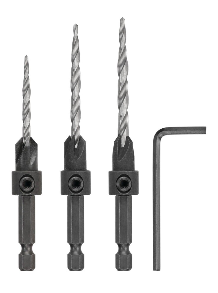DEWALT Countersink Drill Bit Set #6, #8, #10, 3-Piece (DW2535) | eBay