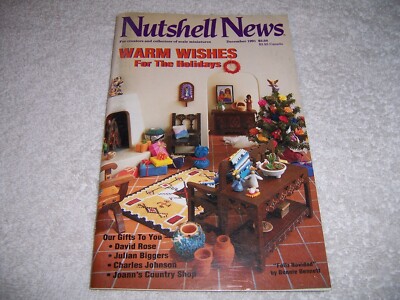 Nutshell News for complete miniatures hobbyist Magazine December 1991 ...