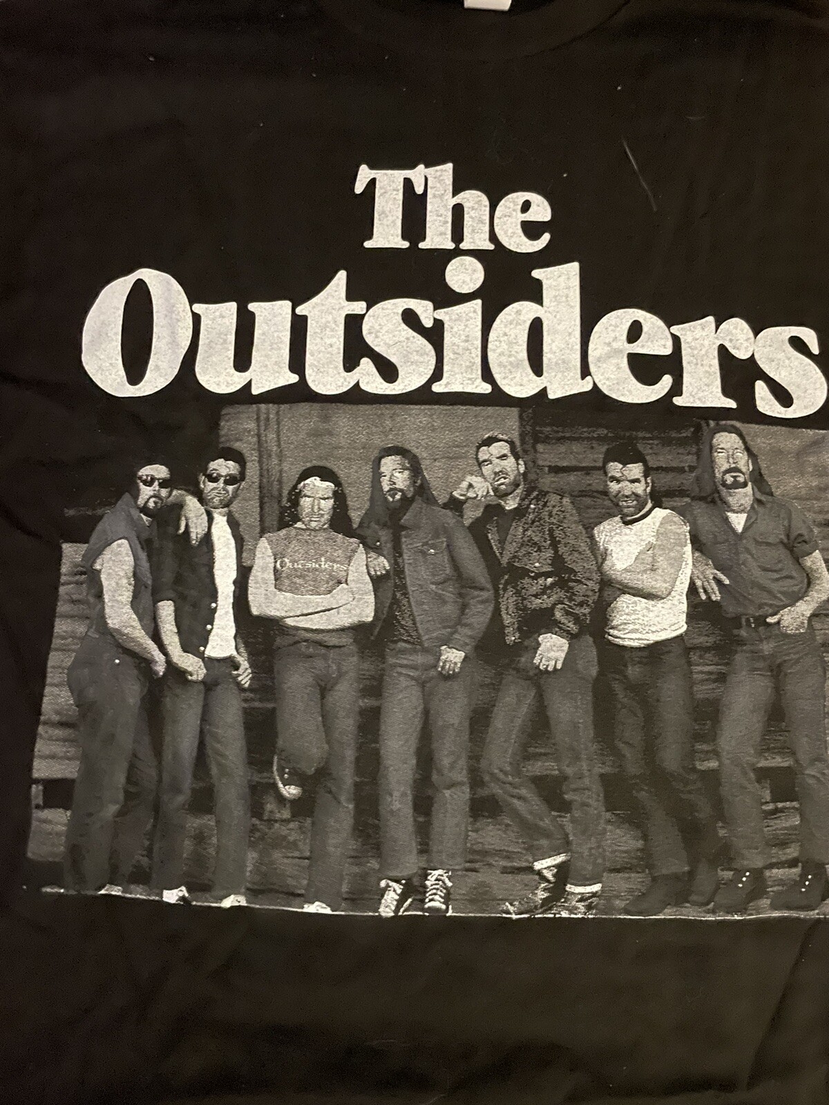 Pro Wrestling Crate The Outsiders Shirt Large L Scott Hall Kevin Nash ...