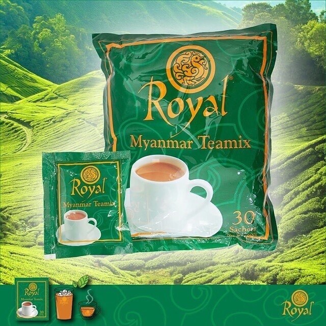 Royal Myanmar Teamix 3 in 1 Instant Tea Burmese Tea Mix 20gx 30sachets ...
