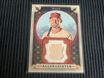 2023 TOPPS ALLEN GINTER TAYLOR WARD *GAME JERSEY BAT RELIC* ANGELS | eBay