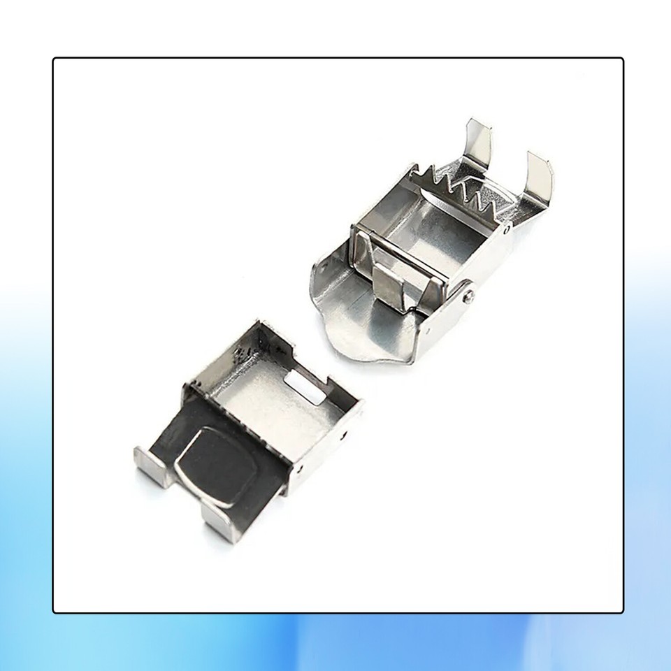 Crimp Jaw Hook Watch Band Clasp - Stainless Steel Fold Over Clasp for ...