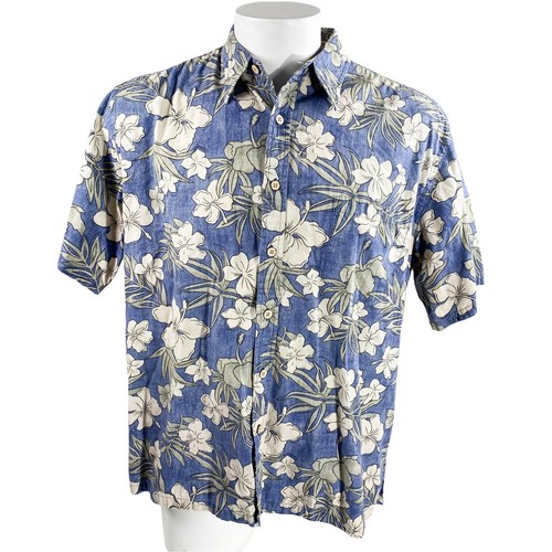 Cooke Street Floral Hibiscus Flowers Large Reverse Print Hawaiian Aloha ...