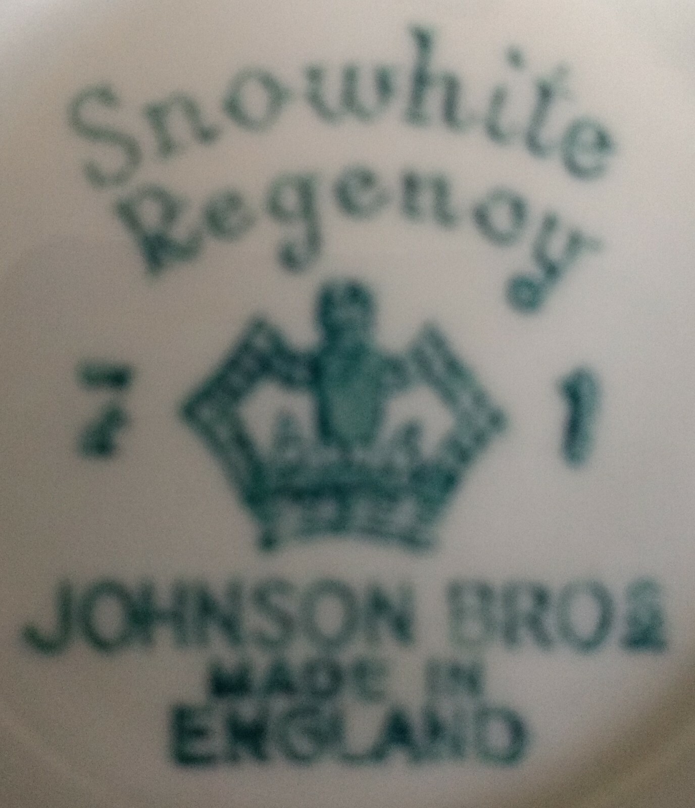 Johnson Bros.~ Made in England ~ “Snowhite Regency” Ironstone ~ Buy By ...