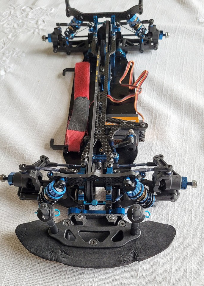 Team Associated TC7.1 Factory Team slider Aluminum & CF chassis, Savox ...