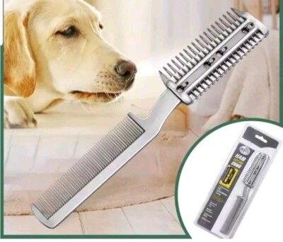Grooming Tool Hair Cutting Razor Comb Dog Grooming Tool | eBay UK