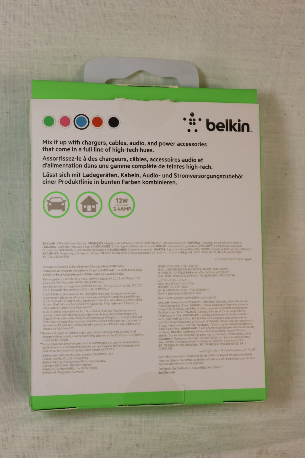 New Belkin Mixit Power Pack 4000 Phone Tablet etc Charger in original ...