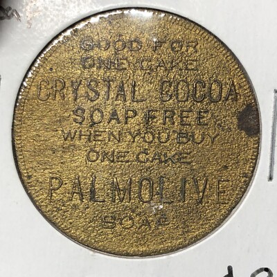 Palmolive And Crystal Cocoa Soap Token “Good For One Cake” | eBay