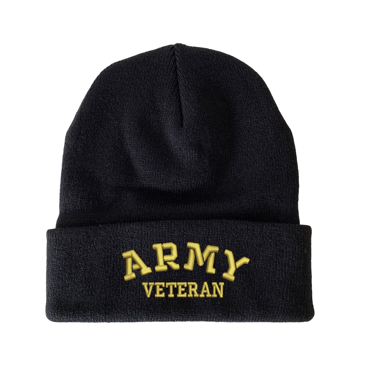 Army Veteran Letters Embroidered Beanie Military Winter Hat Army hat ...