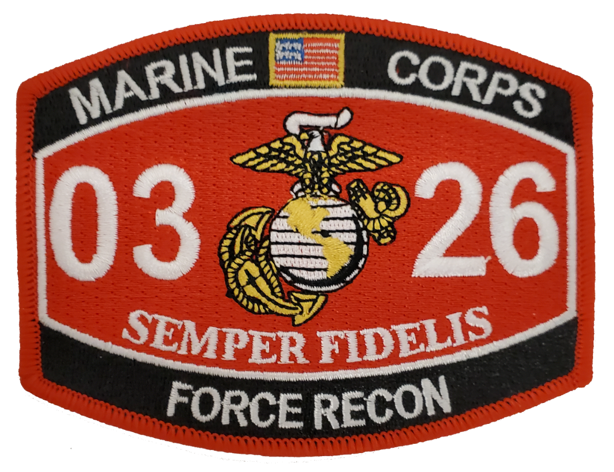 MARINE CORPS 0326 6262MG MOS SEMPER FIDELIS PATCH USMC EGA | eBay