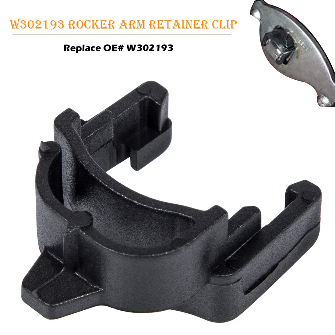 16PC W302193 Rocker Arm Retainer Clip For 2003-2010 Ford 6.0L ...