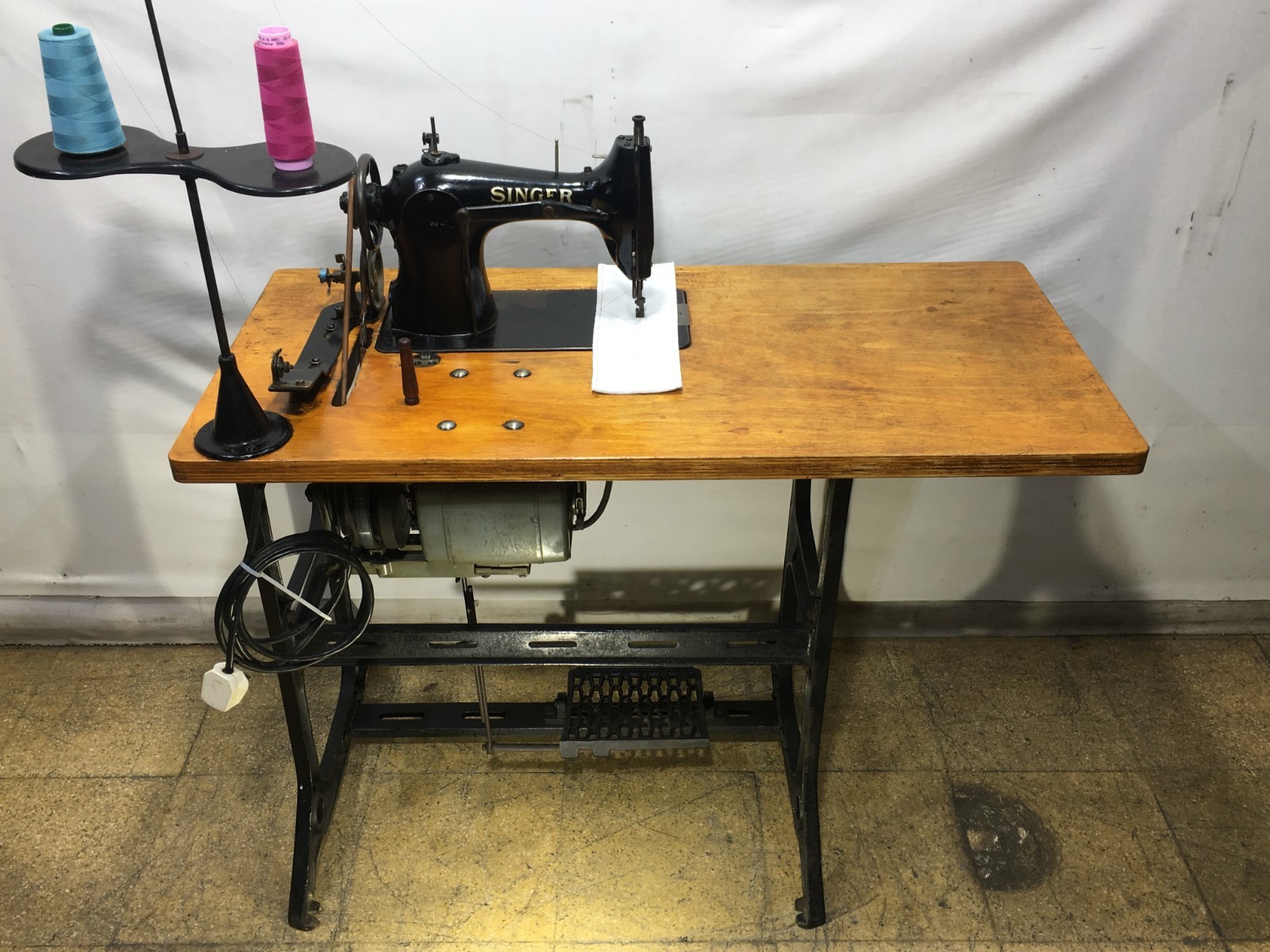 SINGER 95K40 ANTIQUE LOCKSTITCH INDUSTRIAL SEWING MACHINE | eBay UK