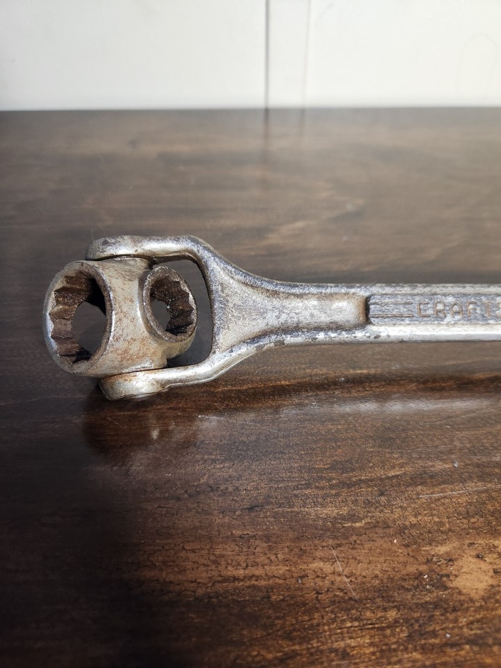 VINTAGE =CRAFTSMAN= DOG BONE WRENCH SAE MULTI SOCKET WRENCH FORGED IN ...