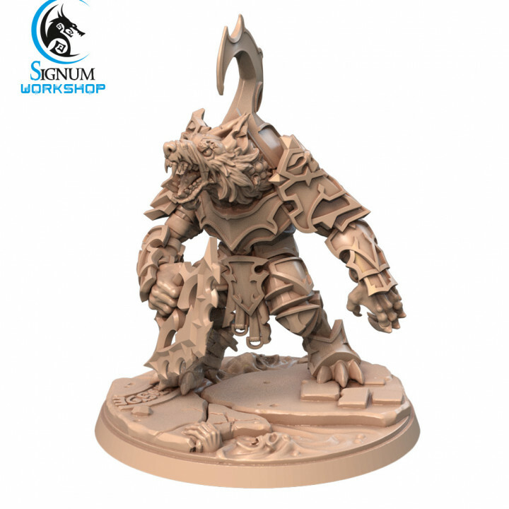 Wolfen Ripper - Werewolf Gnoll Rogue Signum Games - Fantasy Dungeons ...