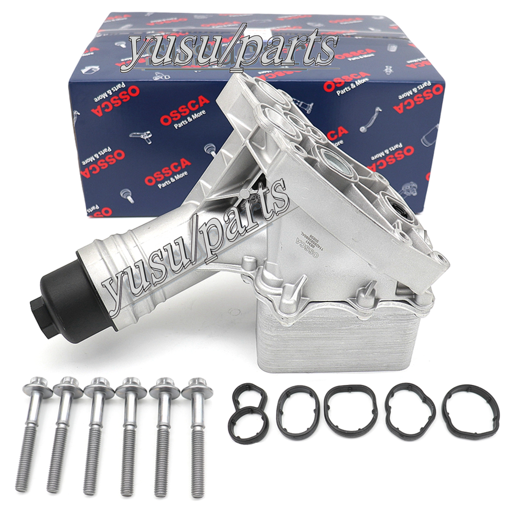 Upgrade aluminum 11428583895 Oil Cooler Assembly BMW 540i 640i 740i X3 ...