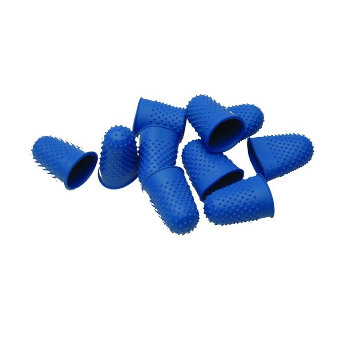 Quality Thimblettes Rubber Thimblette Blue Size 1 18mm Finger Cone ...