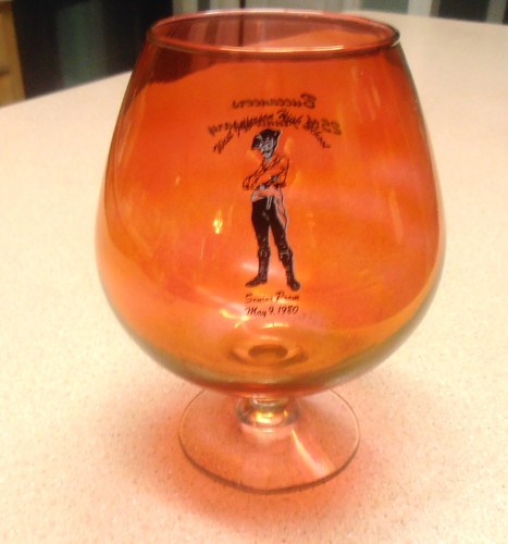 VINTAGE 1980 WEST JEFFERSON HIGH SCHOOL BUCCANEERS SENIOR PROM GLASS ...