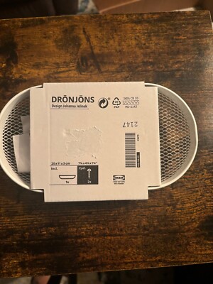 IKEA Dronjons DRÖNJÖNS Wall Storage Mesh Basket White 7 ¾x4 ¼x1 ¼" | eBay