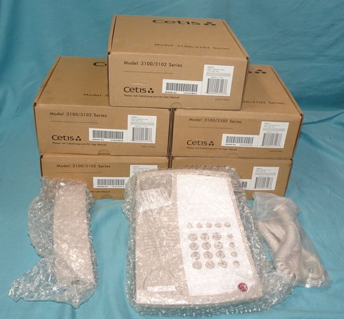 lot of 5 == NEW Telematrix Cetis Wired Telephone Hotel Phone 3100MW5 ...