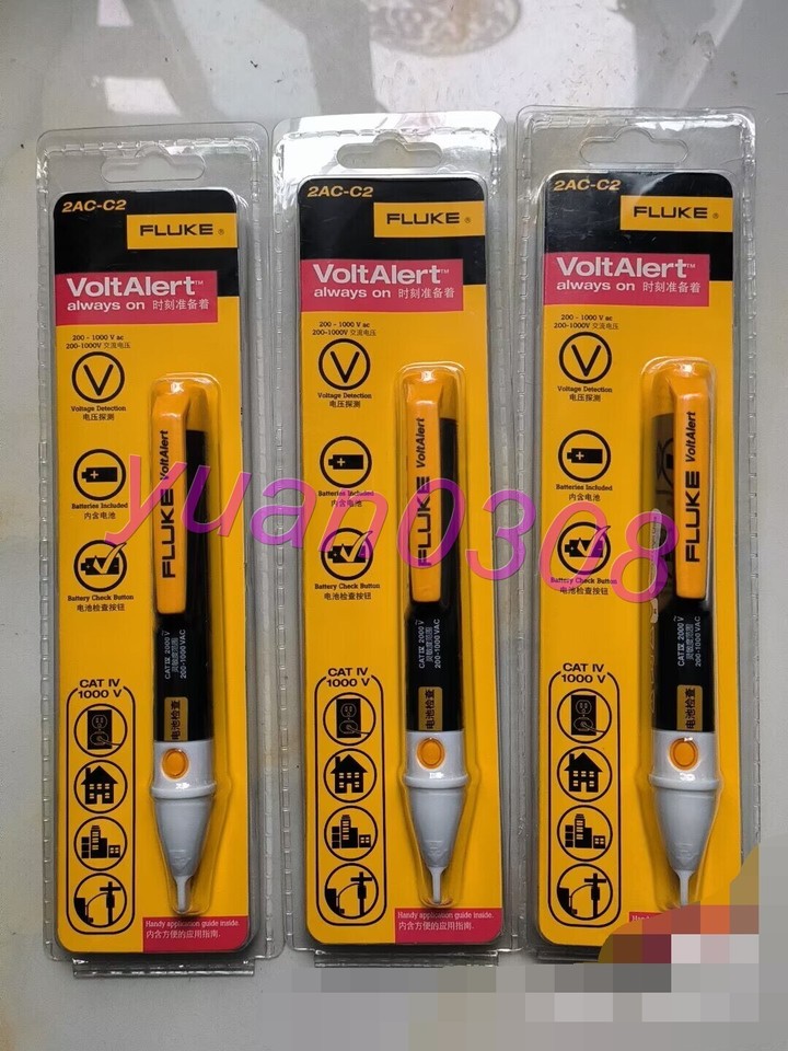 5PCS NEW FLUKE 2AC-C2 Non contact voltage detector instrument pen Fast ...