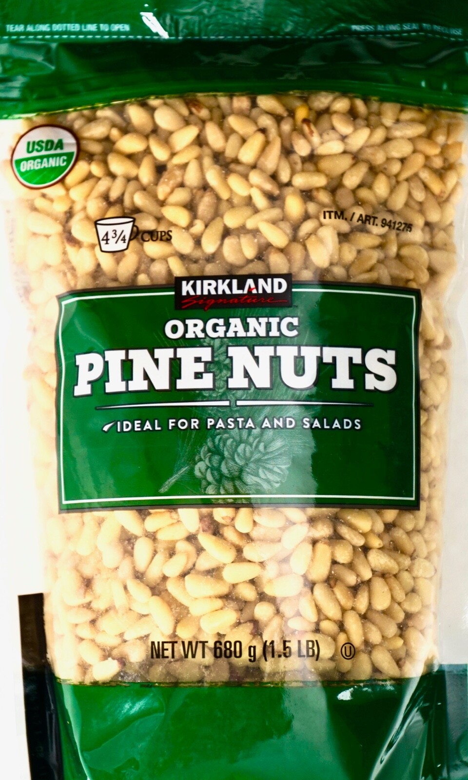Kirkland Signature Organic Pine Nuts - 680g for sale online | eBay