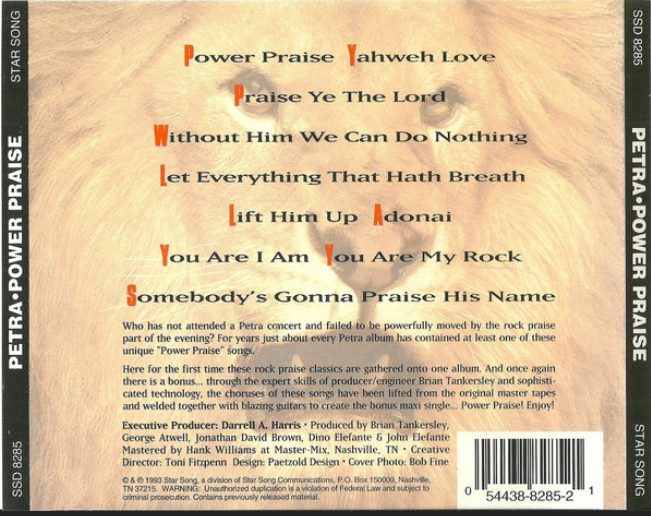 PETRA - Power Praise (1993) Star Song 10 Christian Rock Praise Songs ...