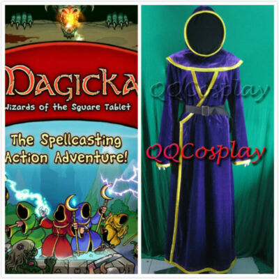 Magicka Purple Wizard Cosplay Costume:Free shipping | eBay