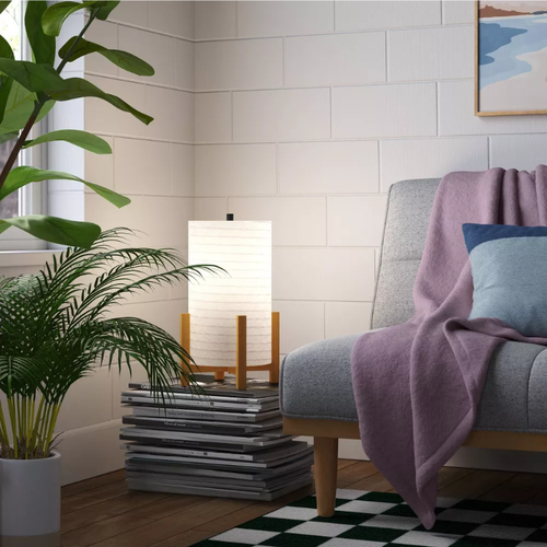 Paper Lantern Table Lamp Natural Wood 199776533987| eBay