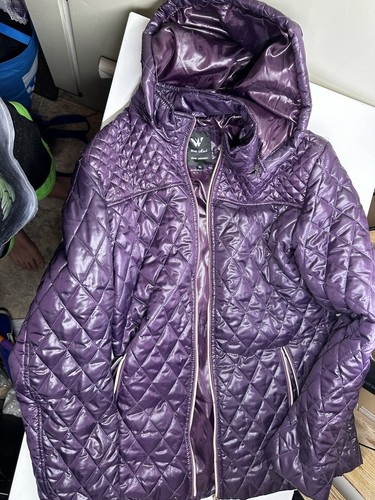 White Mark Winter Series Puffy Jacket Size XLarge Purple See Pictures ...