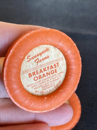 4 VTG Sunnyside Farms BREAKFAST ORANGE JUICE MT HOLLY NEW JERSEY NJ ...