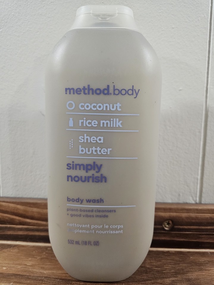 Method Body Simply Nourish Body Wash 6 Pack Coconut,Rice Milk,Shea ...