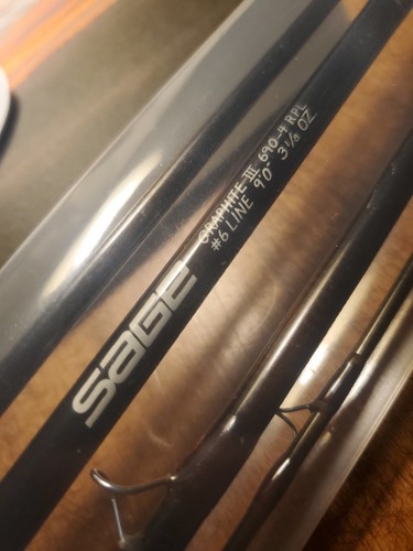 Sage Graphite III 690-4 RPL 6wt 9'0" Fly Rod with Tube 31/8 Oz | eBay