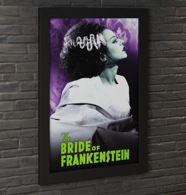 The Bride of Frankenstein Colorized Poster Printed on Heavyweight Matte ...