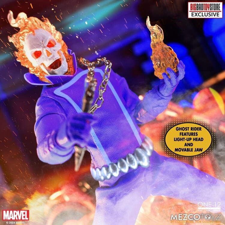 Mezco One:12 Collective Marvel’s Ghost Rider & Hell Cycle Vengeance ...
