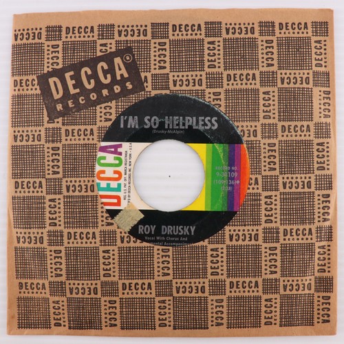 Roy Drusky – Anymore / I'm So Helpless - 1960 45 rpm Single Vinyl ...