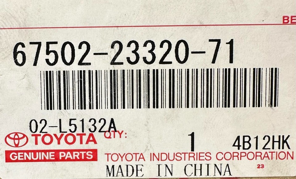 67502-23320-71 Genuine Toyota Hydraulic Filter OEM - New | eBay