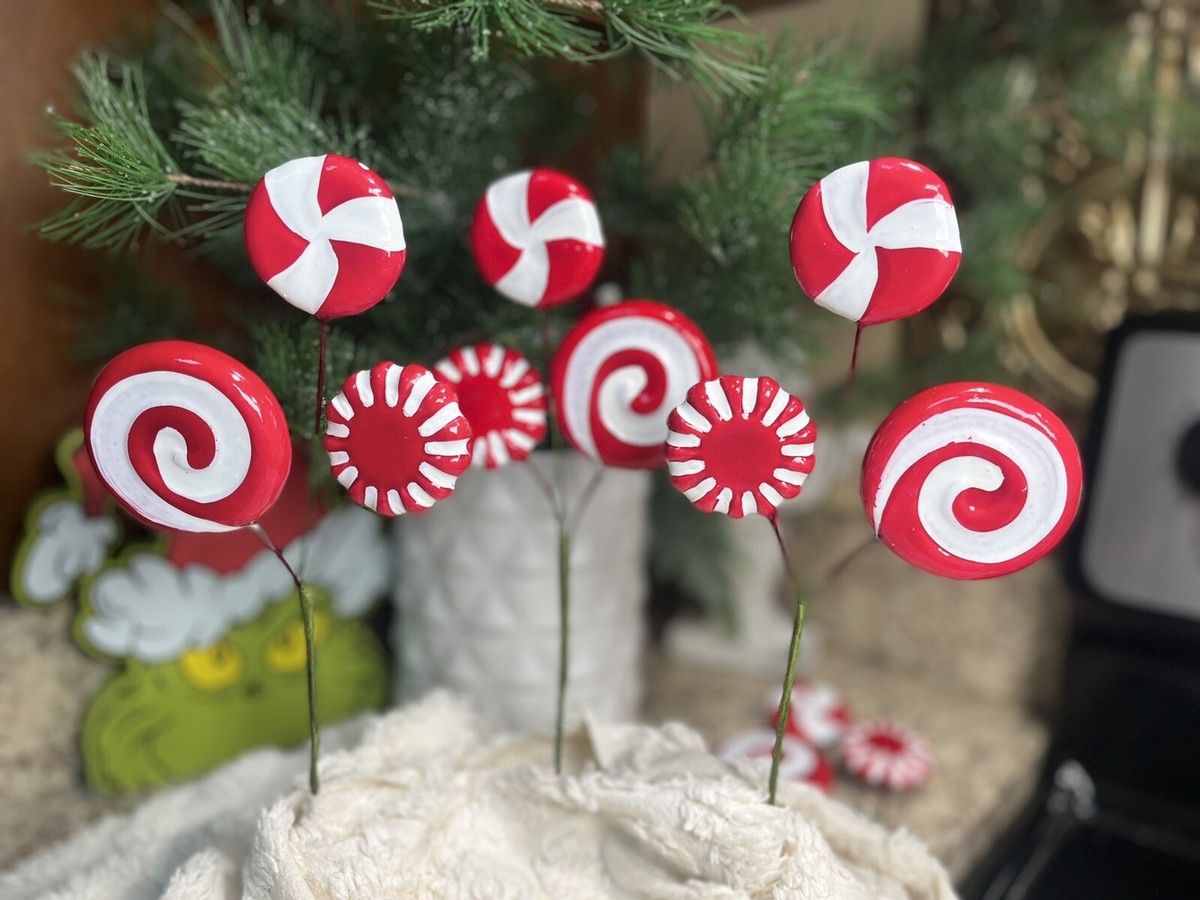 Styrofoam Lollipop Ornaments