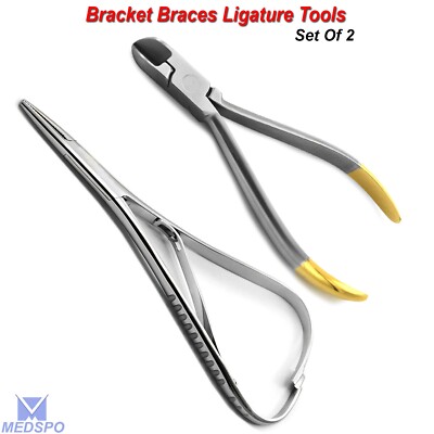 Orthodontic Suture Ligature Needle Holder Forceps Hard Braces Remover ...