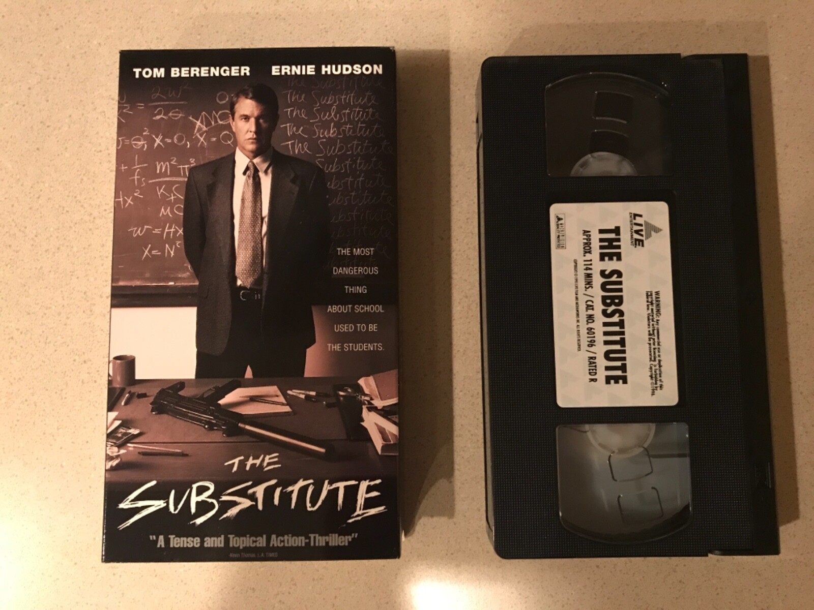 The Substitute (VHS, 1996) Tom Berenger, Marc Anthony, Ernie Hudson ...
