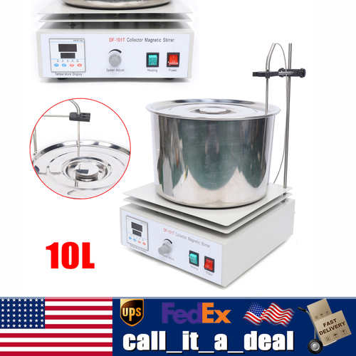 Laboratory Oil Bath Pot Digital Df-101t Constant Temperature Water Bath ...