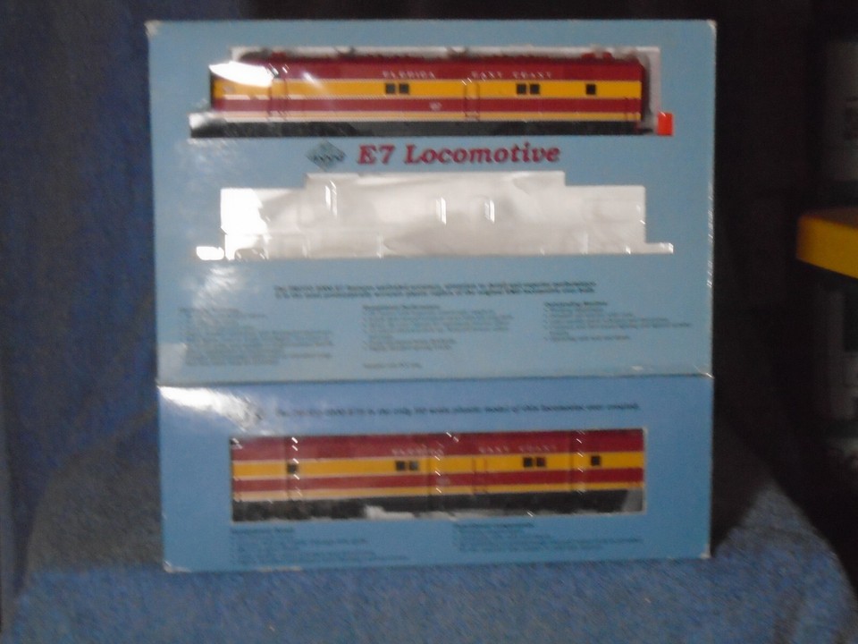 *PROTO 2000 HO SCALE #21079 FLORIDA EAST COAST E7A & B LOCO w/ MARS ...